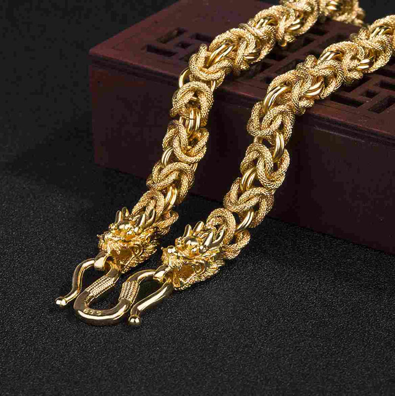 Gold Eternal Dragon Link Chain